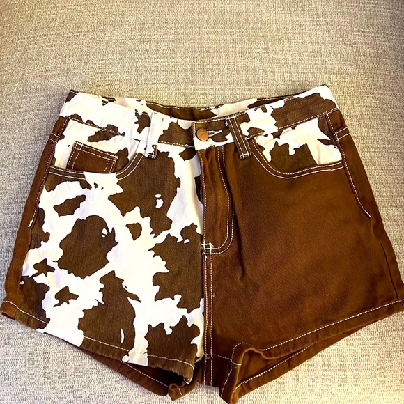 Shorts | Romwe Animal Print Size 4 With Tags | Poshmark